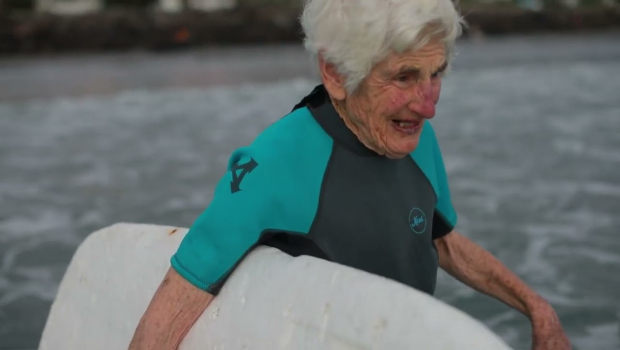 92 Year Old Kiwi Surfer Shares Secrets | Teton Gravity Research